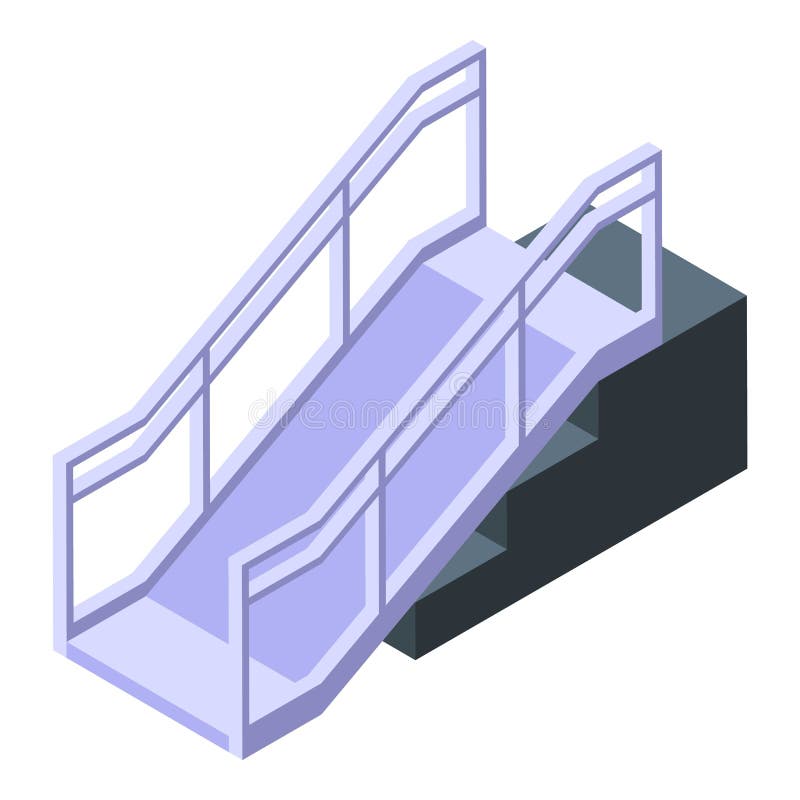 Disabled Ramp Icon Isometric Vector. Accessible Environment Stock ...