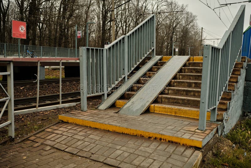 Disabled Ramp at Train Station, Which Cannot Be Entered. Problems with ...