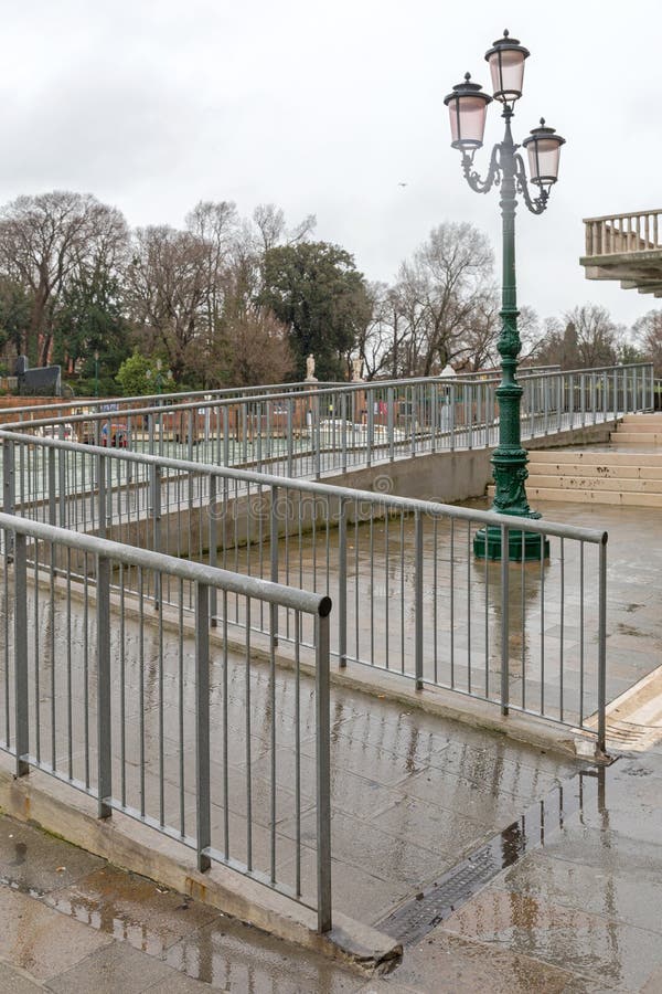 Disabled Ramp Venice stock photo. Image of rain, handicap - 164954646