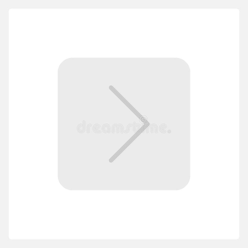 Disabled Right Arrow Button Ui Element Template Stock Vector