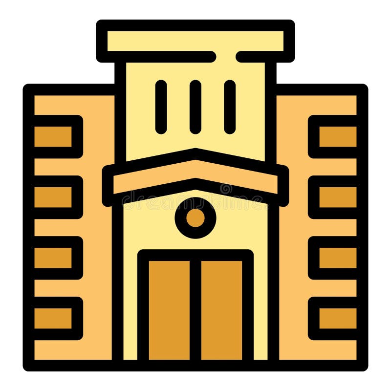 Disabled School Icon Vector Flat Stock Vector - Illustration of ...