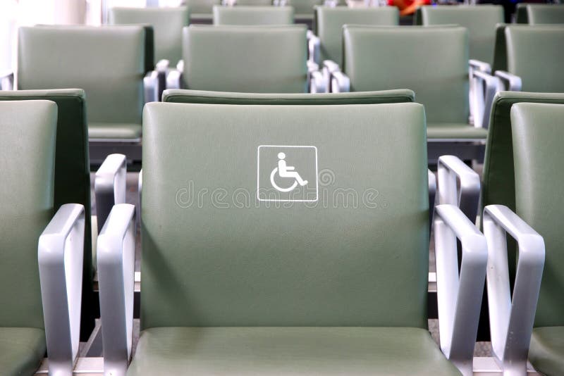 Disabled Seat stock image. Image of senior, seat, disable - 20381717