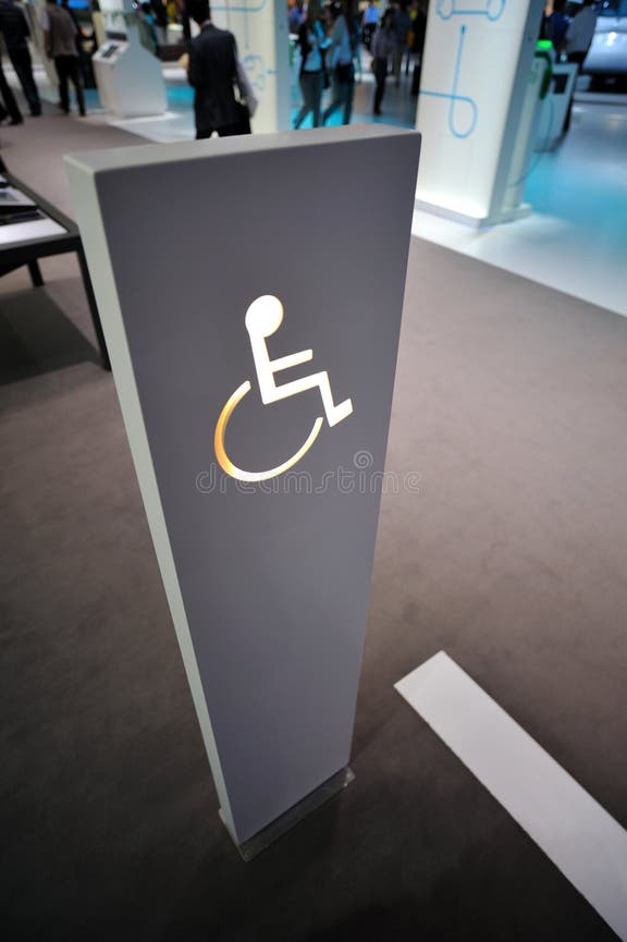Disabled Sign for Persons with Disabilities Stock Image - Image of icon ...