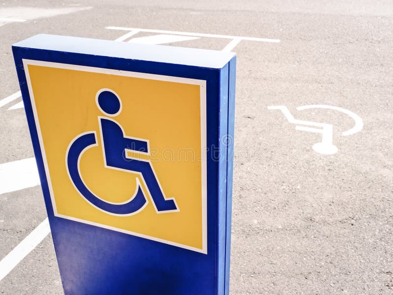 Disabled sign stock image. Image of information, street - 28518895