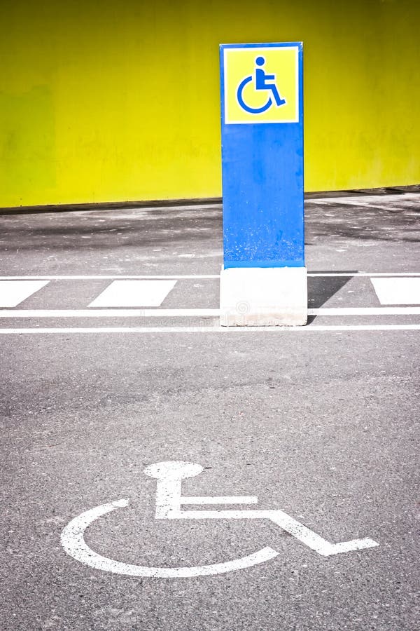 Disabled sign stock image. Image of accessibility, vertical - 28617241