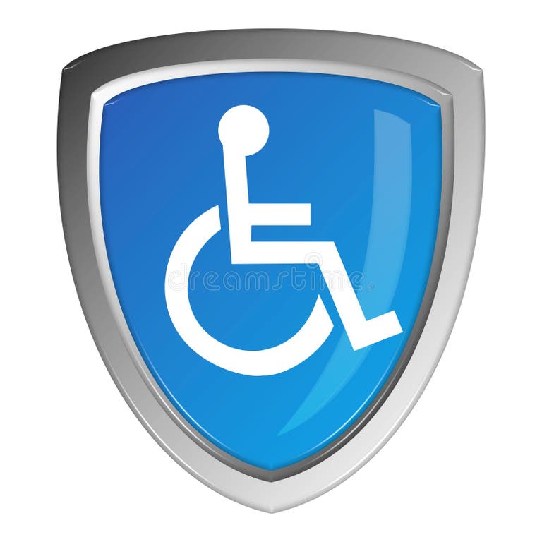 Disabled sign stock illustration. Illustration of disable - 7582139