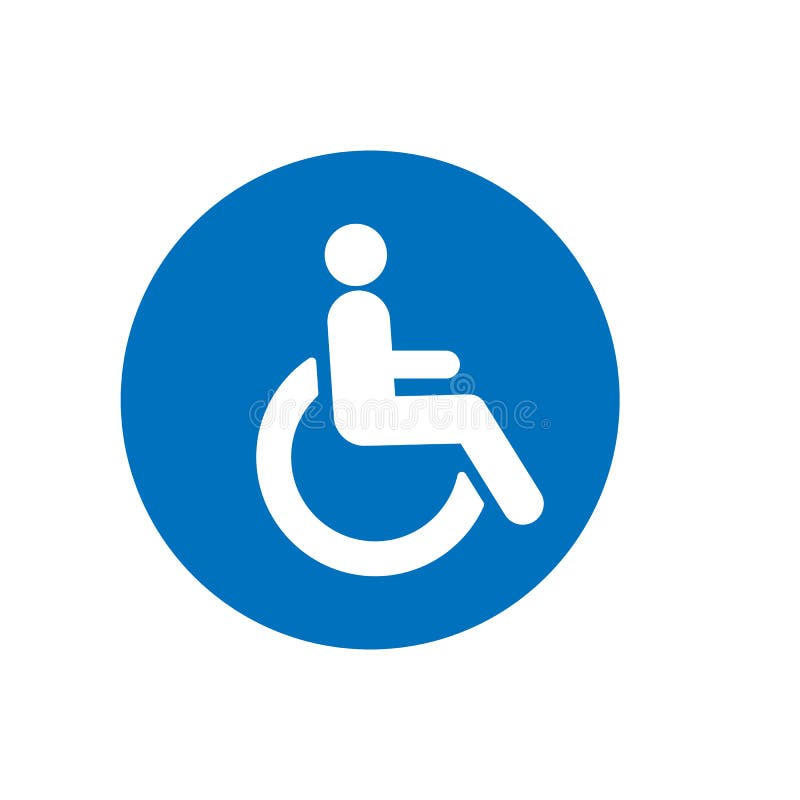 Disabled Sign Icon. Vector Eps10 Stock Vector - Illustration of ...