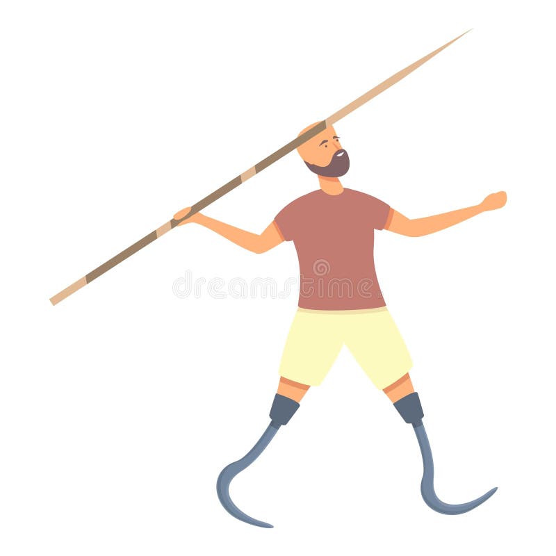 Disabled Sport Icon Cartoon Vector. Physical Disability Stock Vector ...