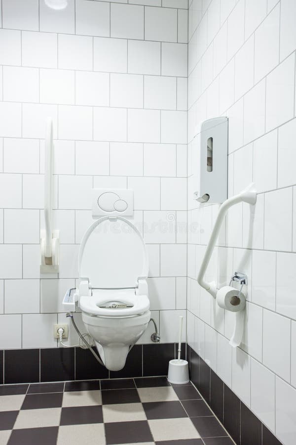 An disabled toilet stock photo. Image of building, hygiene - 109618180