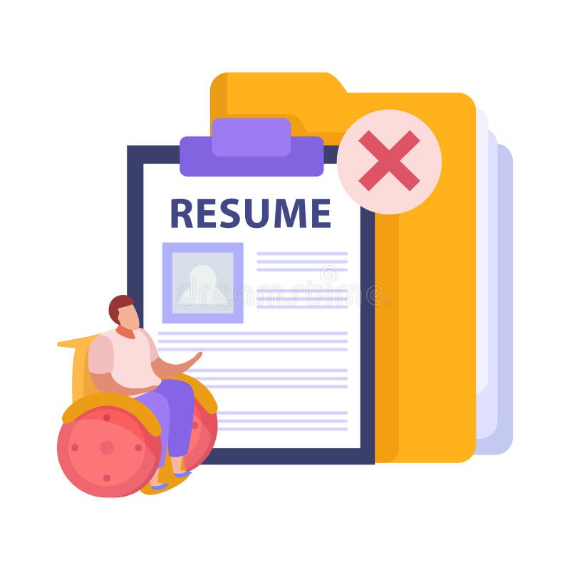 Resume Refusal Stock Illustrations – 88 Resume Refusal Stock ...