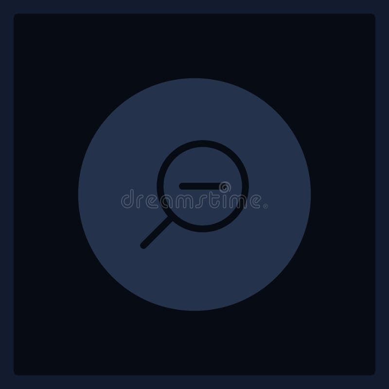Disabled Zoom Out Button UI Element Template Stock Vector ...