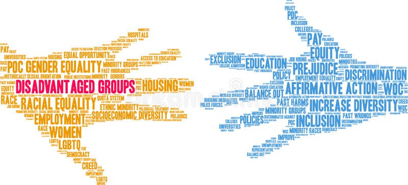 Aid To Disadvantaged Groups Abstract Concept Vector Illustration. Stock ...