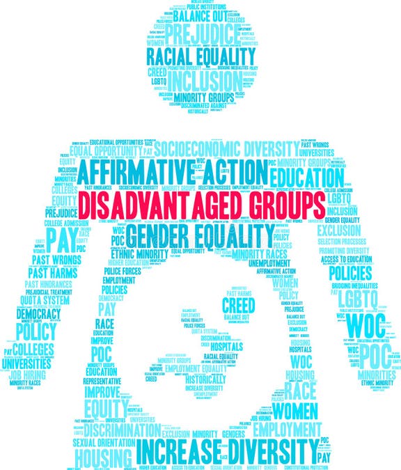 Disadvantaged Groups Word Cloud Stock Vector - Illustration of ...