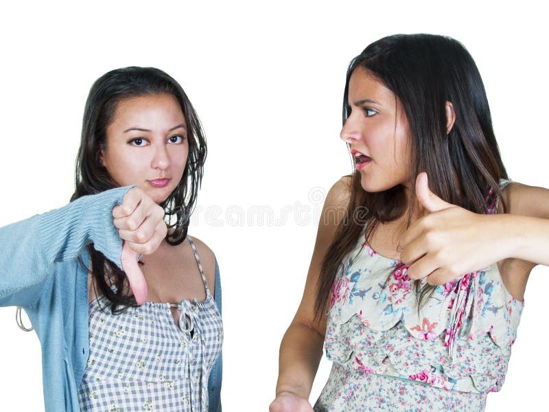 Disagreeing stock image. Image of pretty, expression - 24598169