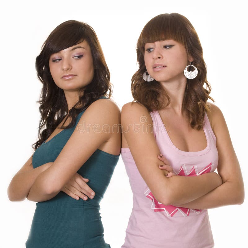 Disagreement stock image. Image of blond, arguing, casual - 16468423