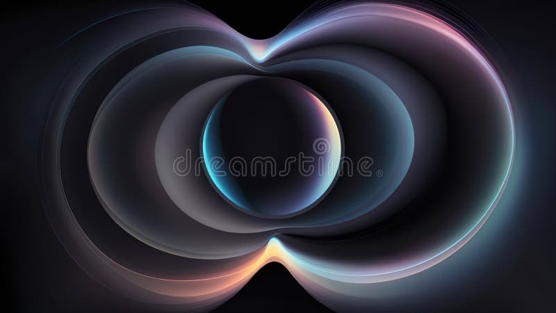 Abstract Future Background. Stock Illustration - Illustration of circle ...