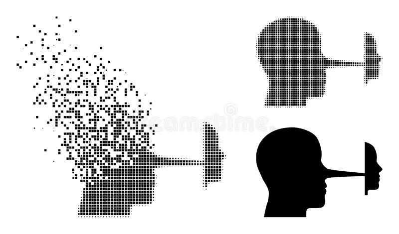 Disappearing Pixelated and Original Liar Mask Icon Stock Vector ... Disappearing Pixelated and Original Liar Mask Icon Stock Vector ...