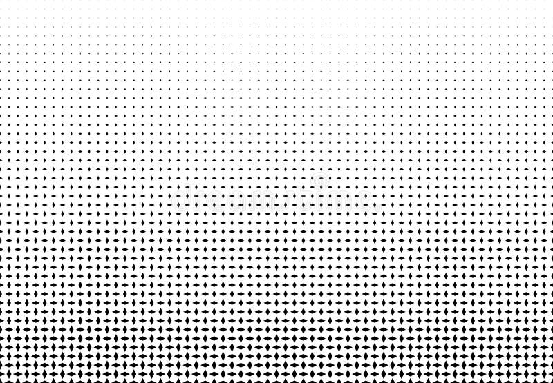 Disappearing Rhombs. Seamless Pattern in One Direction Stock Vector ...