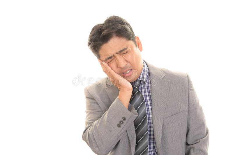 Disappointed Asian Man Received Letter, Man Reading Bad Message ...