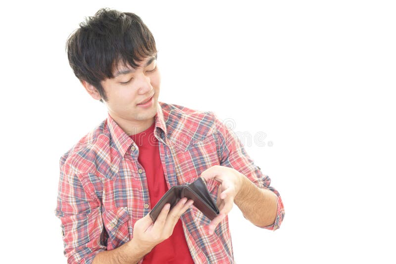 Disappointed Asian man stock image. Image of fatigue - 113604659