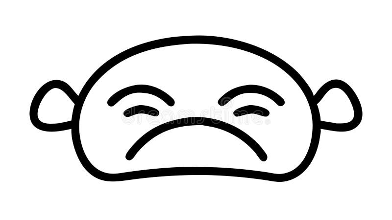 Disappointed Face Emoji Vector Icon Illustration, Vector Design ...