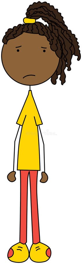 Disappointed Kid stock vector. Illustration of unhappy - 302123405