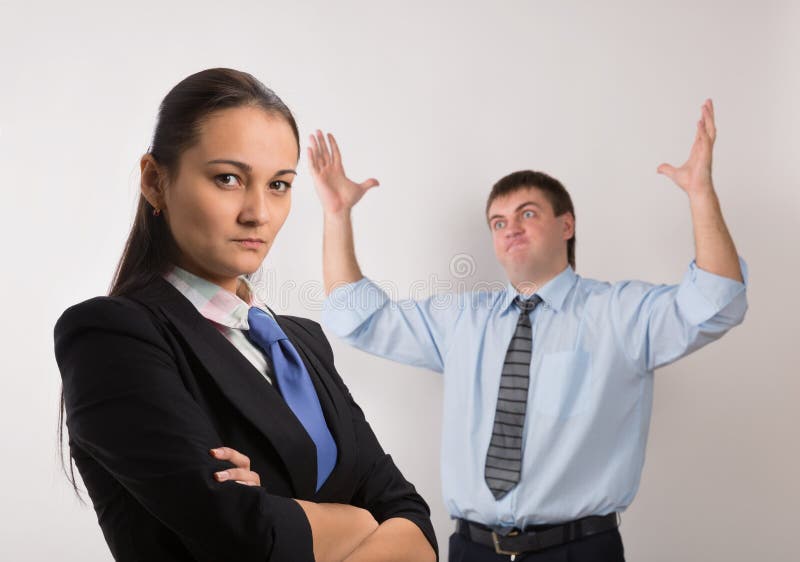 Disappointed stock image. Image of aggression, meeting - 35909369