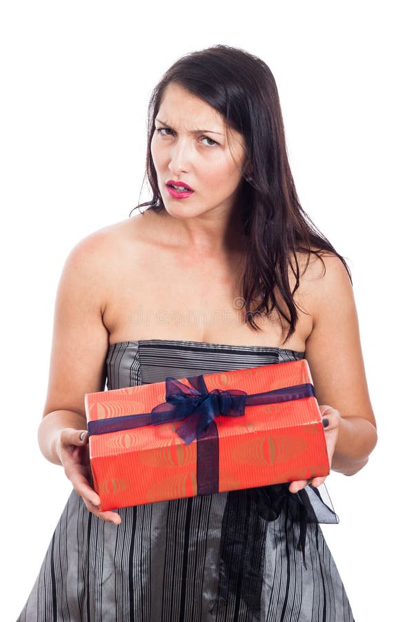 Disappointing present stock photo. Image of santa, holds - 252986