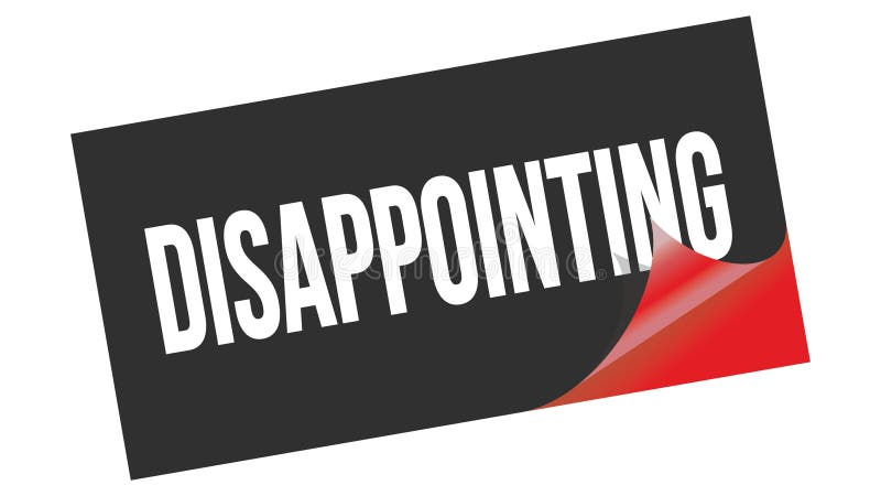 Disappointing Stock Illustrations – 1,082 Disappointing Stock ...