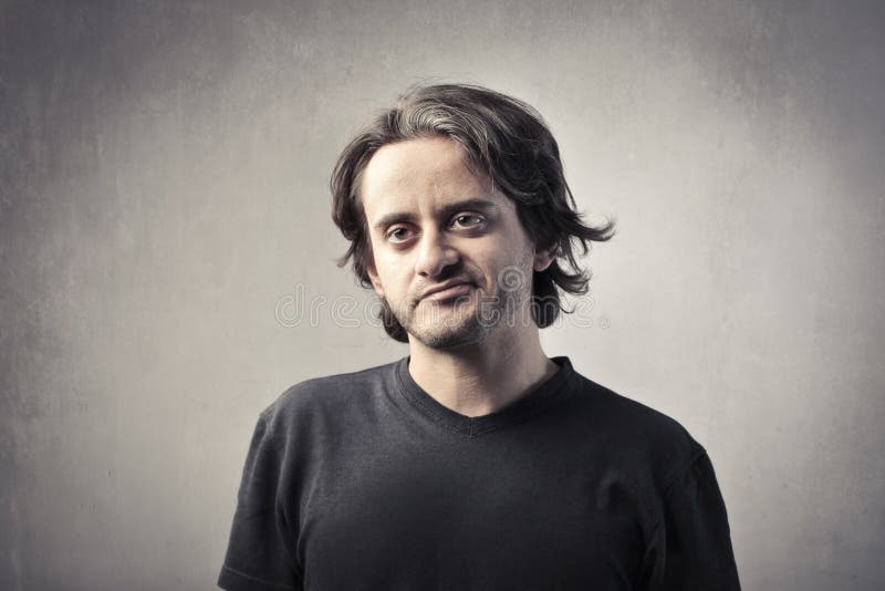 Disappointment stock image. Image of yawn, black, portrait - 22243705