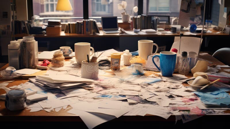 Crowded Desk Stock Illustrations – 219 Crowded Desk Stock Illustrations ...