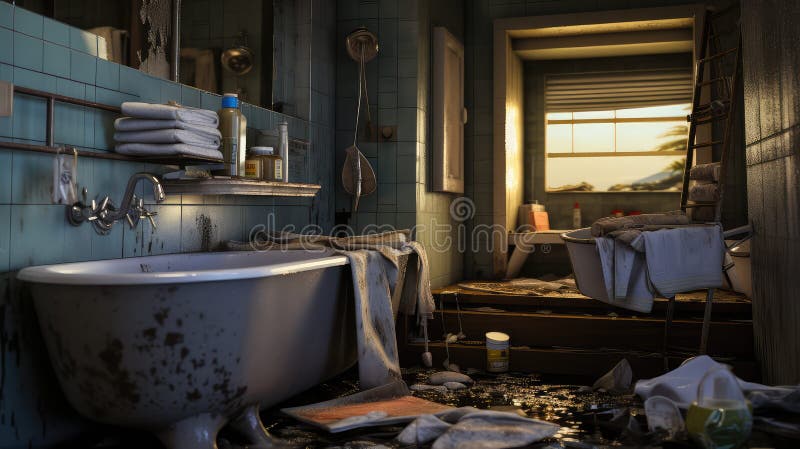 Disarray messy house stock illustration. Illustration of mess - 330479388