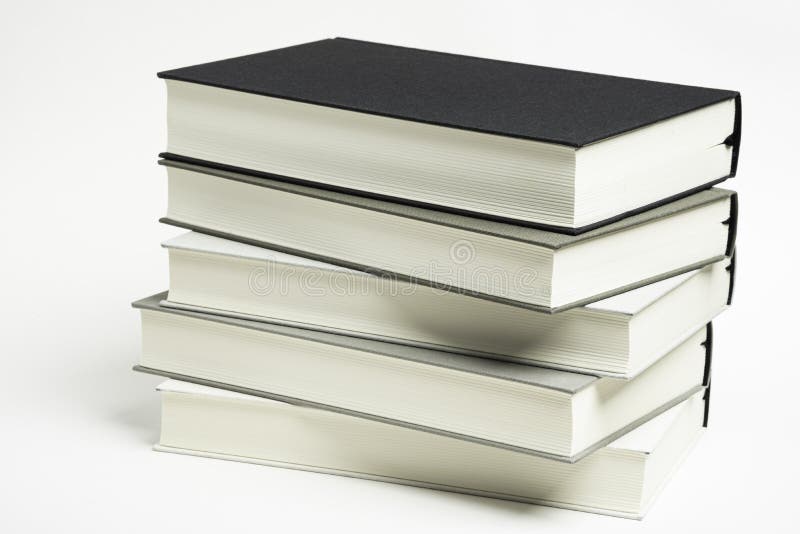 A Disarrayed Stack of Cloth Bound Books Stock Photo - Image of bookish ...