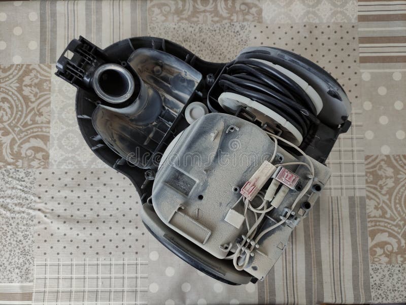 Disassembled Broken Vacuum Cleaner on the Table Stock Image - Image of ...