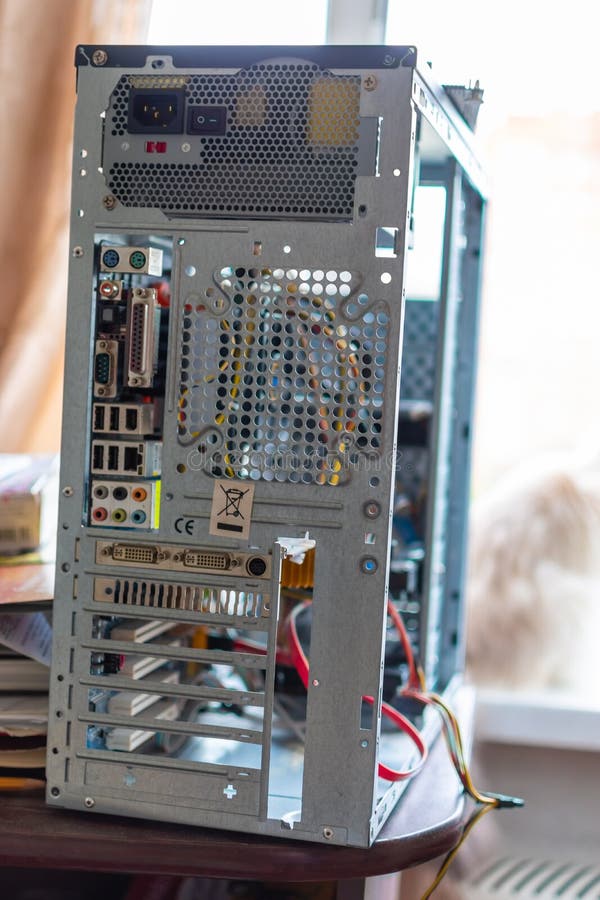 Disassembled the System Unit of a Desktop Personal Computer Stock Photo ...