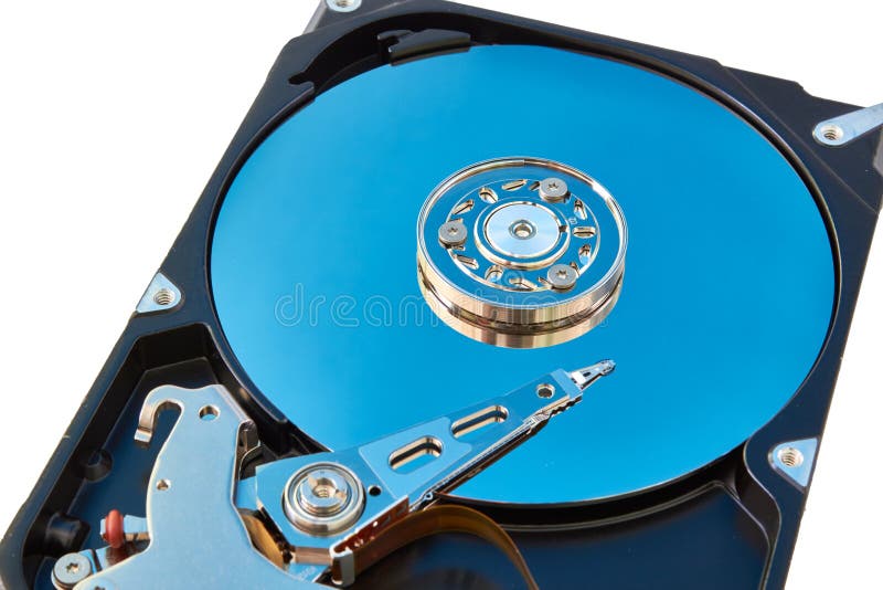 DVD CD ROM on a Computer Opened To Show Disc Stock Photo - Image of ...