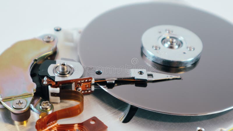 Disassembled Computer Hard Drive. Data Hard Drive Backup Disc Hdd Disk ...