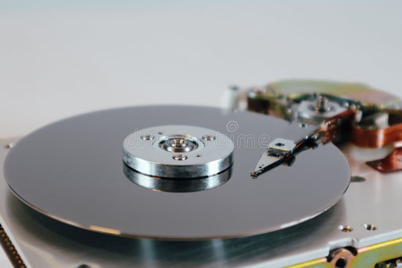 Disassembled Computer Hard Drive. Data Hard Drive Backup Disc Hdd Disk ...
