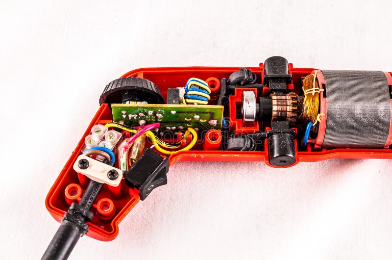 Disassembled Drill stock photo. Image of machine, craft - 311652888