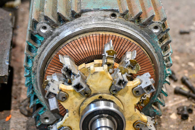 Motor Repair stock photo. Image of engineer, compex, windings - 77669488