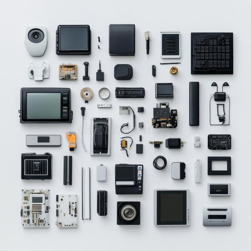 Disassembled Components Stock Illustrations – 195 Disassembled ...