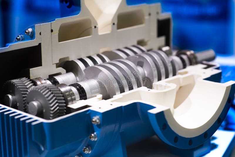 Disassembled Engine Close Up Stock Image - Image of clutch ...