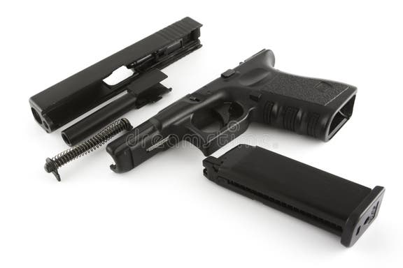 Disassembled firearm stock photo. Image of defence, disassemble - 13028710