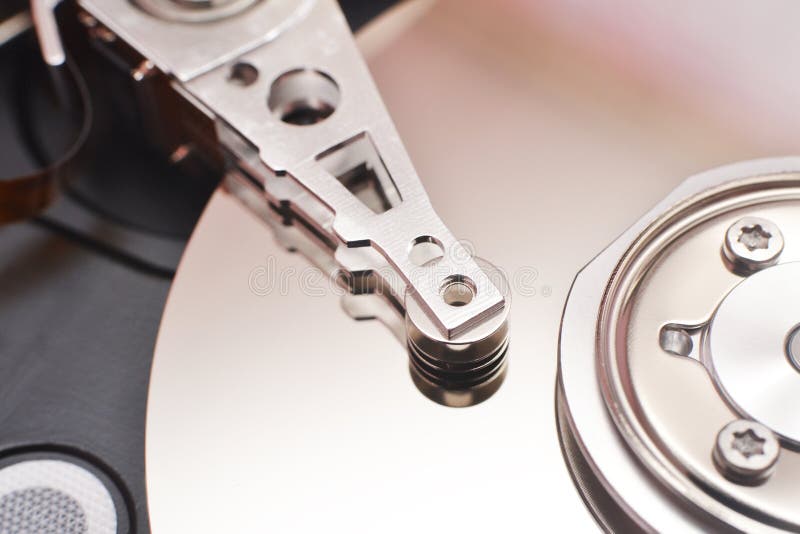 Disassembled Hard Disk Drive Stock Photo - Image of computer ...