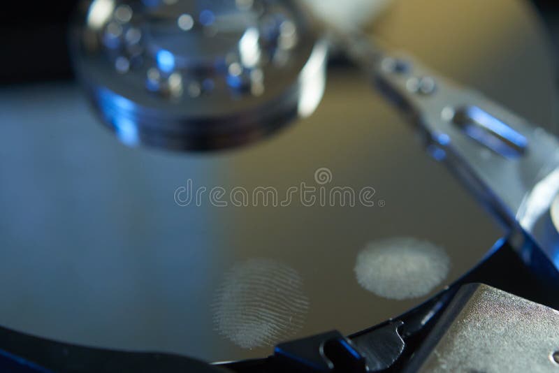 Disassembled hard drive stock image. Image of recovery - 179692013