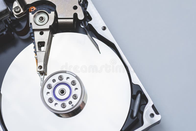 Disassembled Hard Drive for Storing Digital Data Stock Photo - Image of ...