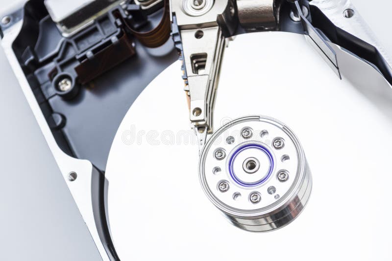 Disassembled Hard Drive for Storing Digital Data Stock Image - Image of ...