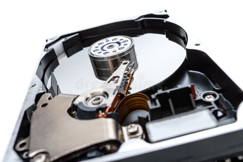Disassembled Hard Drive for Storing Digital Data Stock Image - Image of ...