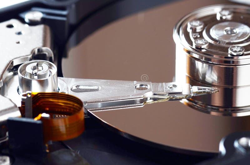 Disassembled HDD stock image. Image of disk, storage - 35707043