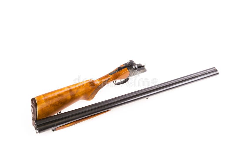 Disassembled hunting rifle stock image. Image of rifle - 48948545